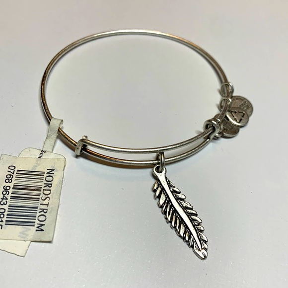 Alex and Ani | Jewelry | 22 Alex And Ani New Feather Silver Bracelet | Poshmark